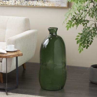 Click here for Bayberry Lane Tall Spanish Bottle Vase  Green prices