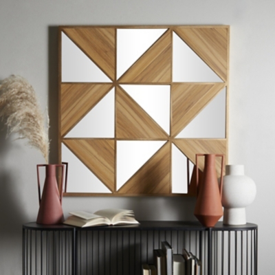 Click here for The Novogratz Mirrored Home Wall Decor  Light Brow... prices