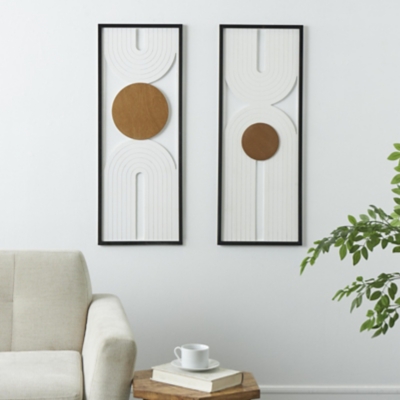 Click here for Bayberry Lane Arch Home Wall Decor Set  Cream prices
