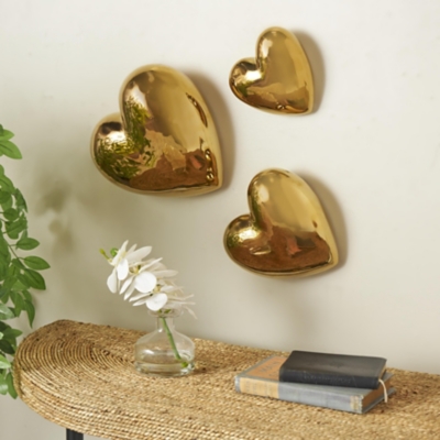 Click here for Bayberry Lane Slanted Home Wall Decor Set  Gold prices