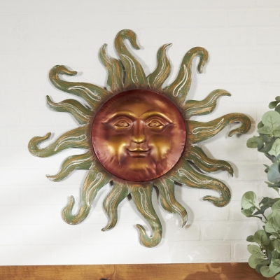 Click here for Bayberry Lane Sun Wall Decor with Smiling Face  Co... prices