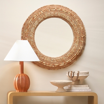 Click here for Relaxed Elegance Miramar Wall Mirror  Natural prices