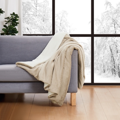 Click here for Brooklyn Loom Corduroy Throw  Beige prices
