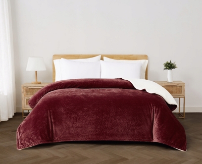 Click here for Cannon Carved Blanket  Red prices