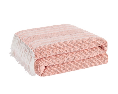 Oceanfront Resort Stripe Throw | Ashley