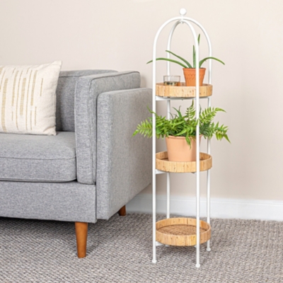 Click here for Storied Home Arched Plant Stand  White prices