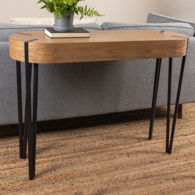 Click here for Storied Home Astoria Console Table  Natural prices