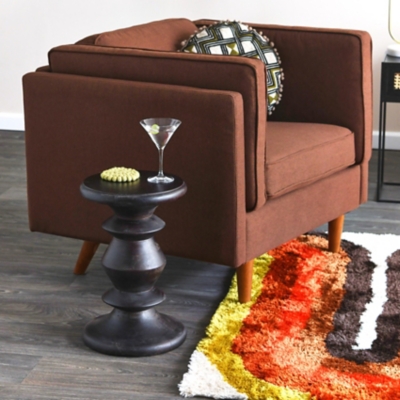 Click here for Storied Home Berns End Table  Black prices