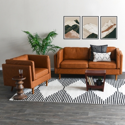 Click here for Storied Home Berns End Table  Medium Brown prices