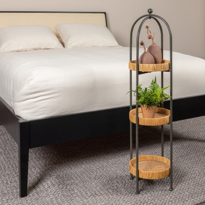 Click here for Storied Home Boho Plant Stand  Black prices