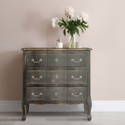 Click here for Storied Home 14 3 Drawer Dresser  Black prices