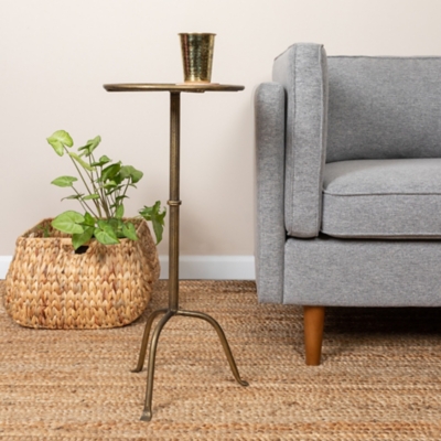 Click here for Storied Home Side Table  Antique Brass prices
