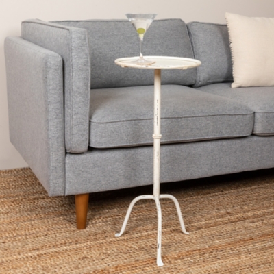 Click here for Storied Home Side Table  Antique White prices