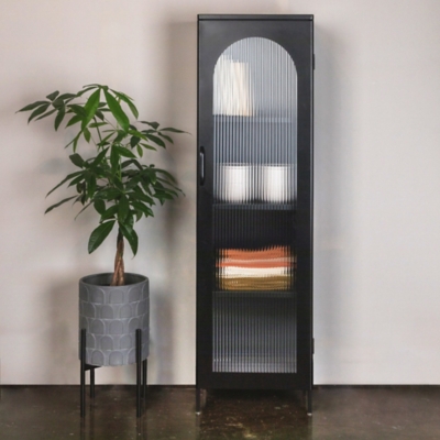 Click here for Storied Home Solstice Accent Cabinet with 3 Shelve... prices