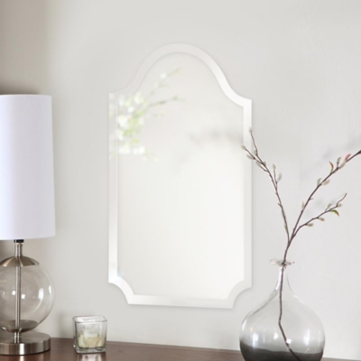 Click here for Howard Elliott Frameless Arched Scalloped Mirror... prices