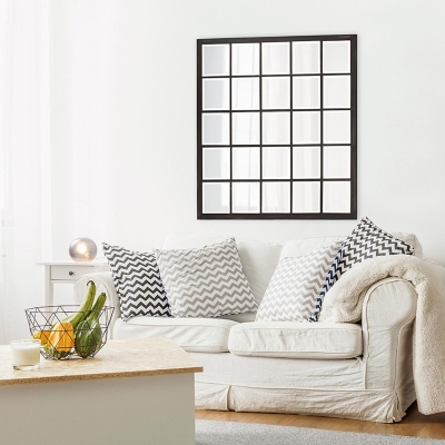 Click here for Howard Elliott Superior Accent Mirror  Antique Bla... prices