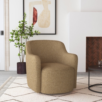 Click here for HomePop Swivel Accent Chair  Tan prices
