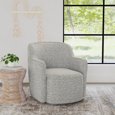 Click here for HomePop Swivel Accent Chair  Cream prices