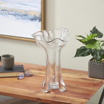 Click here for Bayberry Lane Decorative Abstract Tulip Vase  Clea... prices