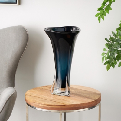 Click here for Bayberry Lane Clear Base Decorative Tulip Vase  Da... prices