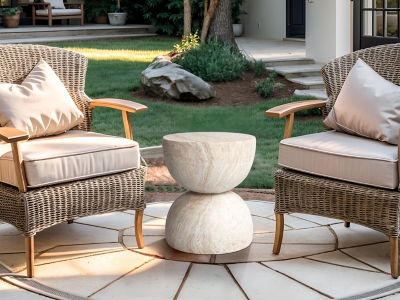 Click here for Empire Art Direct Enchanted Duality Accent Side Ta... prices
