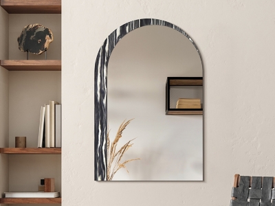 Click here for Empire Art Direct Arched Wall Mirror  Black/White prices