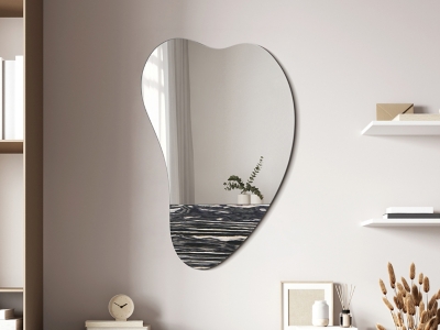 Click here for Empire Art Direct Harmony Wall Mirror Veneer  Blac... prices