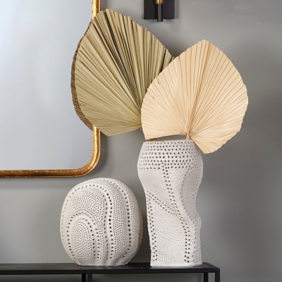 Click here for Relaxed Elegance Astrid Vase  White prices