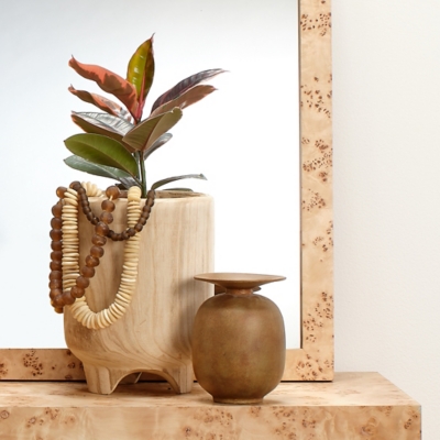 Click here for Relaxed Elegance Valley Vase  Brown prices