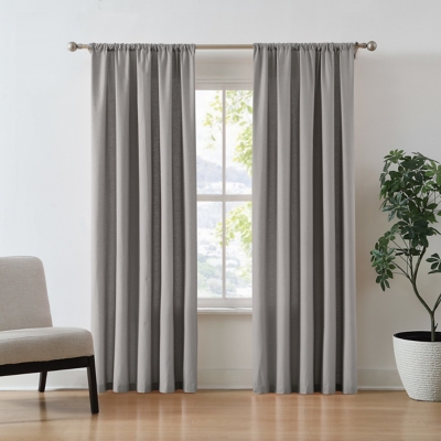 Click here for Brooklyn Loom 84 Window Panel Pair  Gray prices