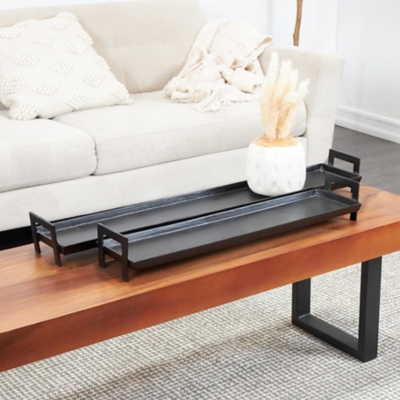 Click here for Bayberry Lane Decor Tray Set  Black prices