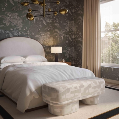 Click here for TOV Furniture Lena Bench  Cream prices