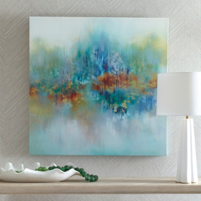 Click here for Exalted Living Earthtones Wall Art 36 x 36  Blue prices