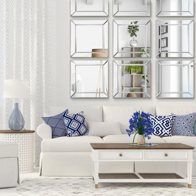 Click here for Exalted Living Beveled Wall Mirrors (Set of 2)  Si... prices