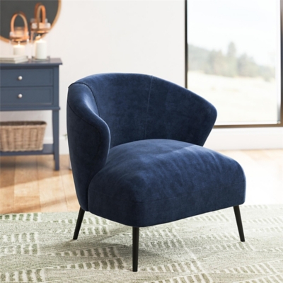 Click here for DHP Alice Accent Chair  Navy prices