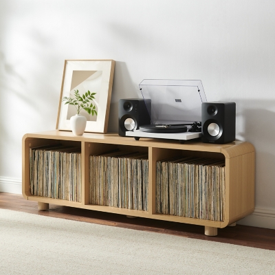 Click here for Crosley Furniture Zoe 60 Record Storage Accent Con... prices