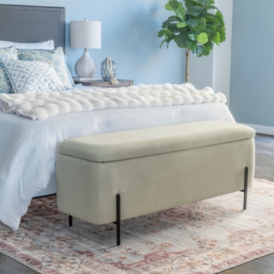 Click here for Linon Gia Storage Bench  Green prices