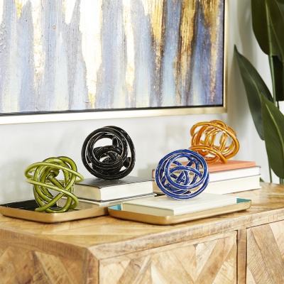 Click here for Bayberry Lane Abstract Sculpture (Set of 4)  Multi prices