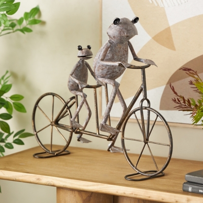Click here for Bayberry Lane Frog On Bicycle Figurine  Copper prices