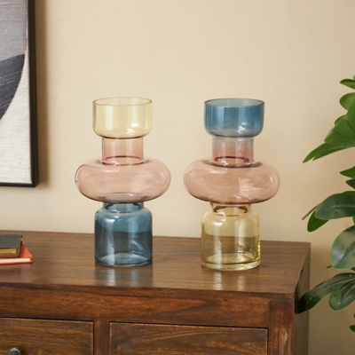 Click here for Bayberry Lane Geometric Vase (Set of 2)  Multi prices