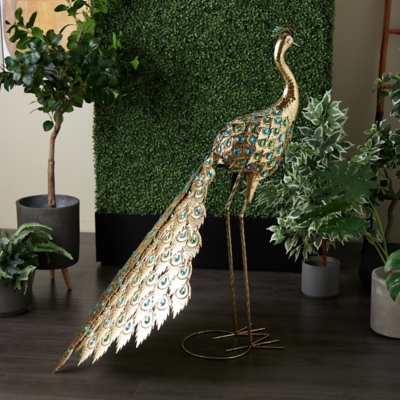 Click here for Bayberry Lane Peacock Sculpture  Brass prices