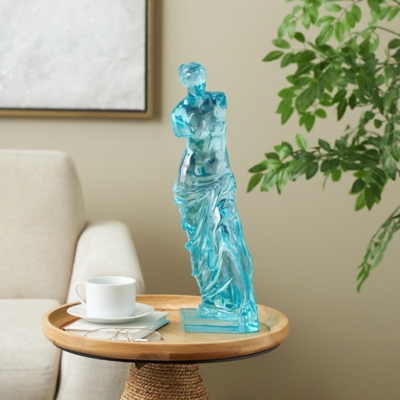 Click here for Bayberry Lane Woman Sculpture  Light Blue prices