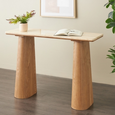 Click here for Bayberry Lane Rectangular Console Table  Brown prices