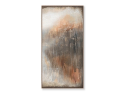 Click here for Ashley Luxe Terracotta Haze Canvas - Panel II Smal... prices