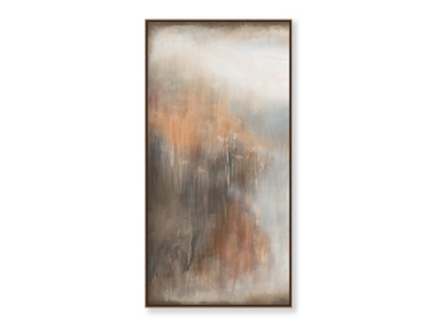 Click here for Ashley Luxe Terracotta Haze Canvas - Panel I Large prices