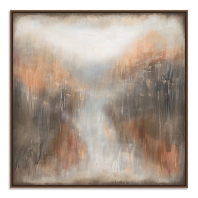 Click here for Ashley Luxe Terracotta Haze Canvas - Panel III Lar... prices