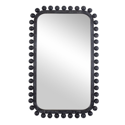 Click here for Ashley Luxe Beaded Frame Wall Mirror  Black prices