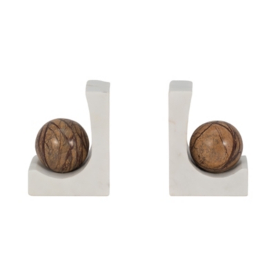 Click here for Ashley Luxe Marble Bookends (Set of 2)  Natural prices