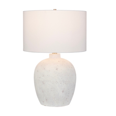Click here for Ashley Luxe Distressed Porcelain Urn Table Lamp  W... prices