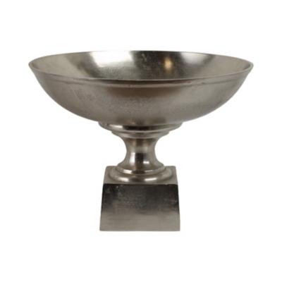 Click here for Ashley Luxe Pedestal Aluminum Bowl  Silver prices
